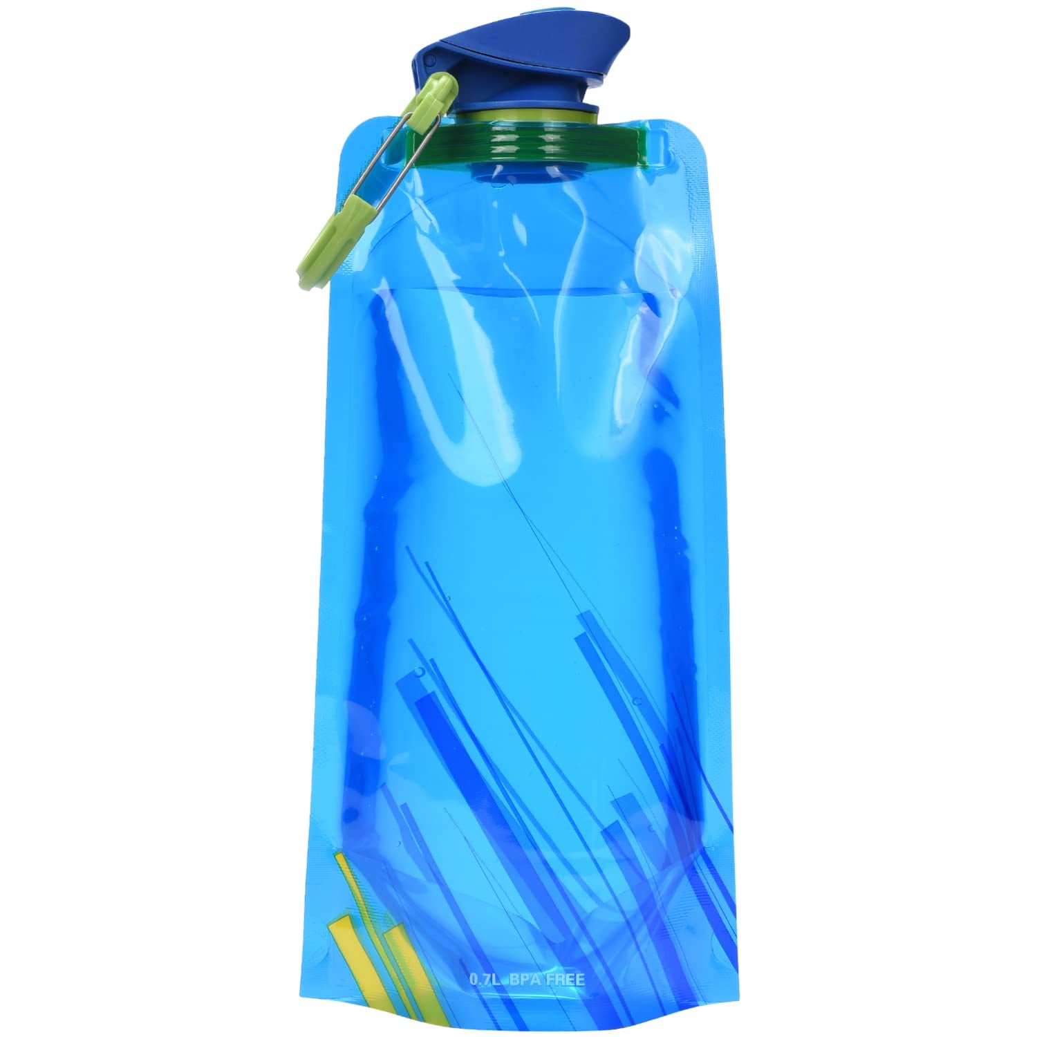 HYDRATE Expandable Plastic Water Bottles - 17 oz Reusable Water Bottle ...