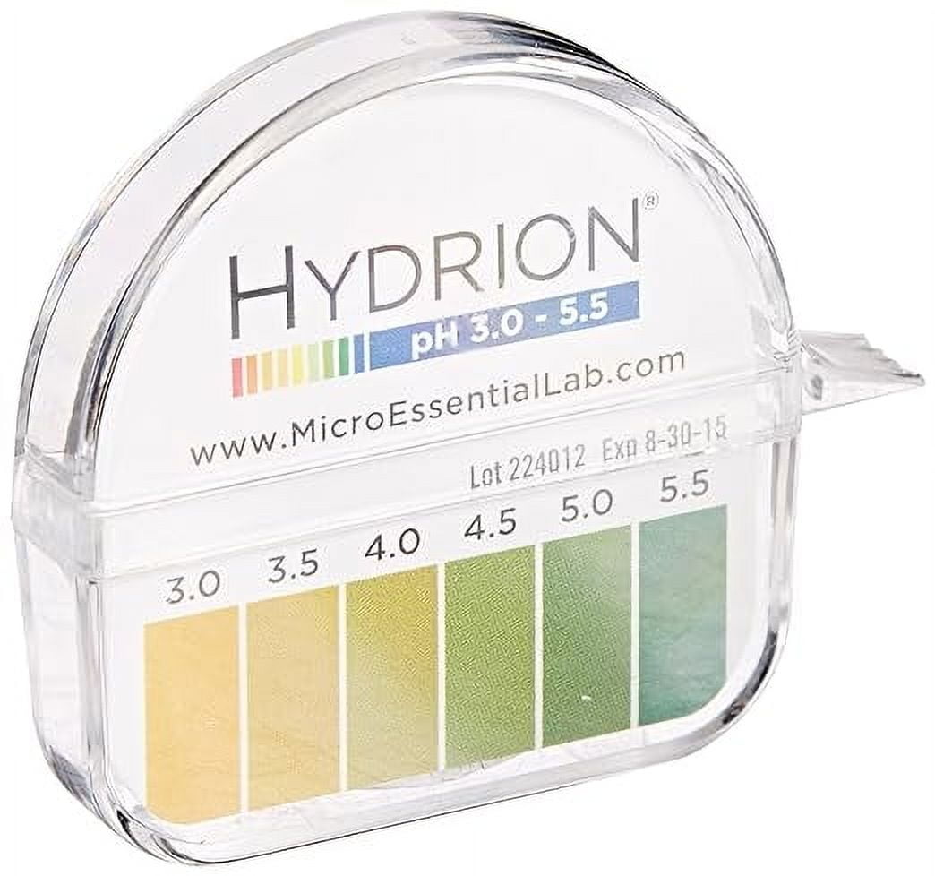 HYDRION Short Range pH Test Paper Roll 325 in Dispenser - Tape Tests ...