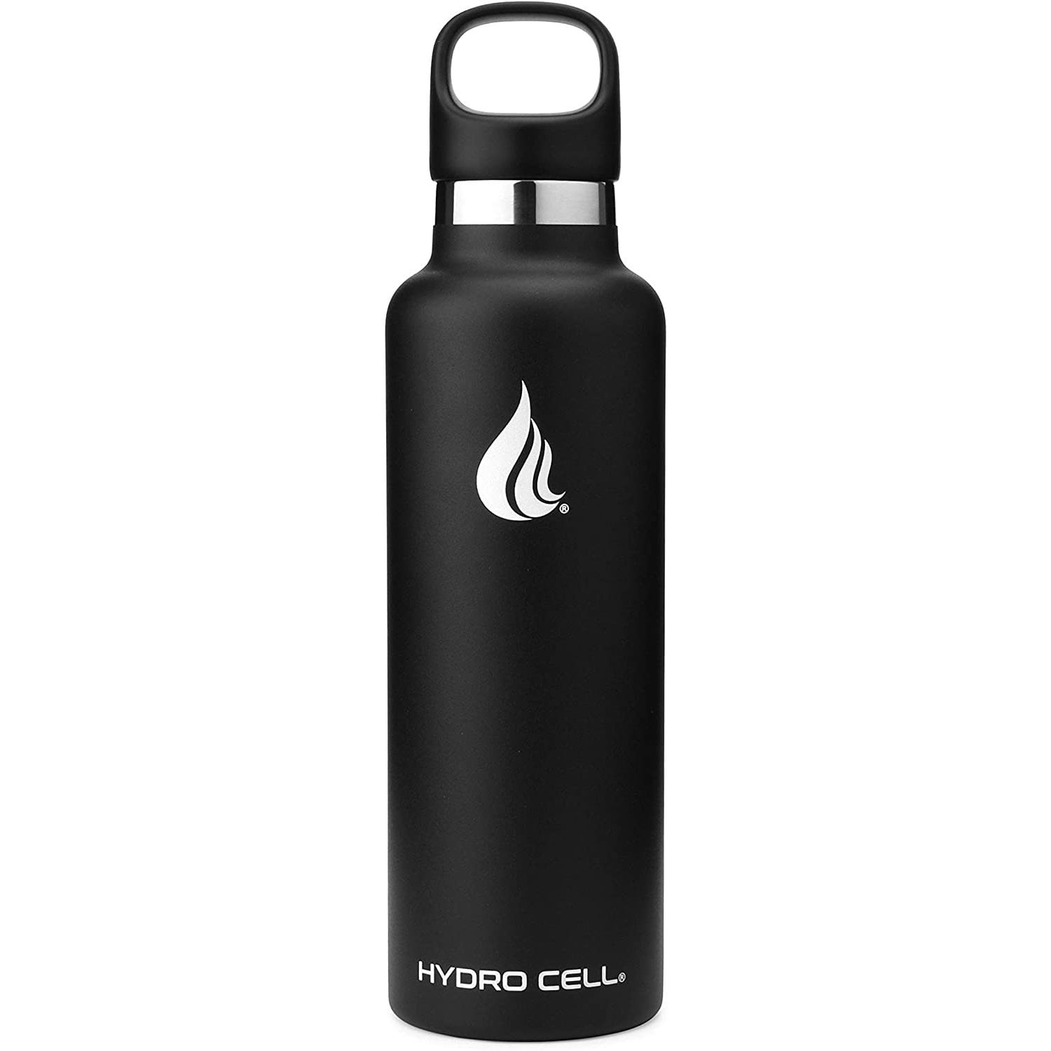 HYDRO CELL Stainless Steel Water Bottle w/Straw & Standard Mouth Lids ...