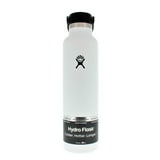 HYDRO FLASK Standard Mouth Insulated 24 oz White Water Bottle with Flex ...