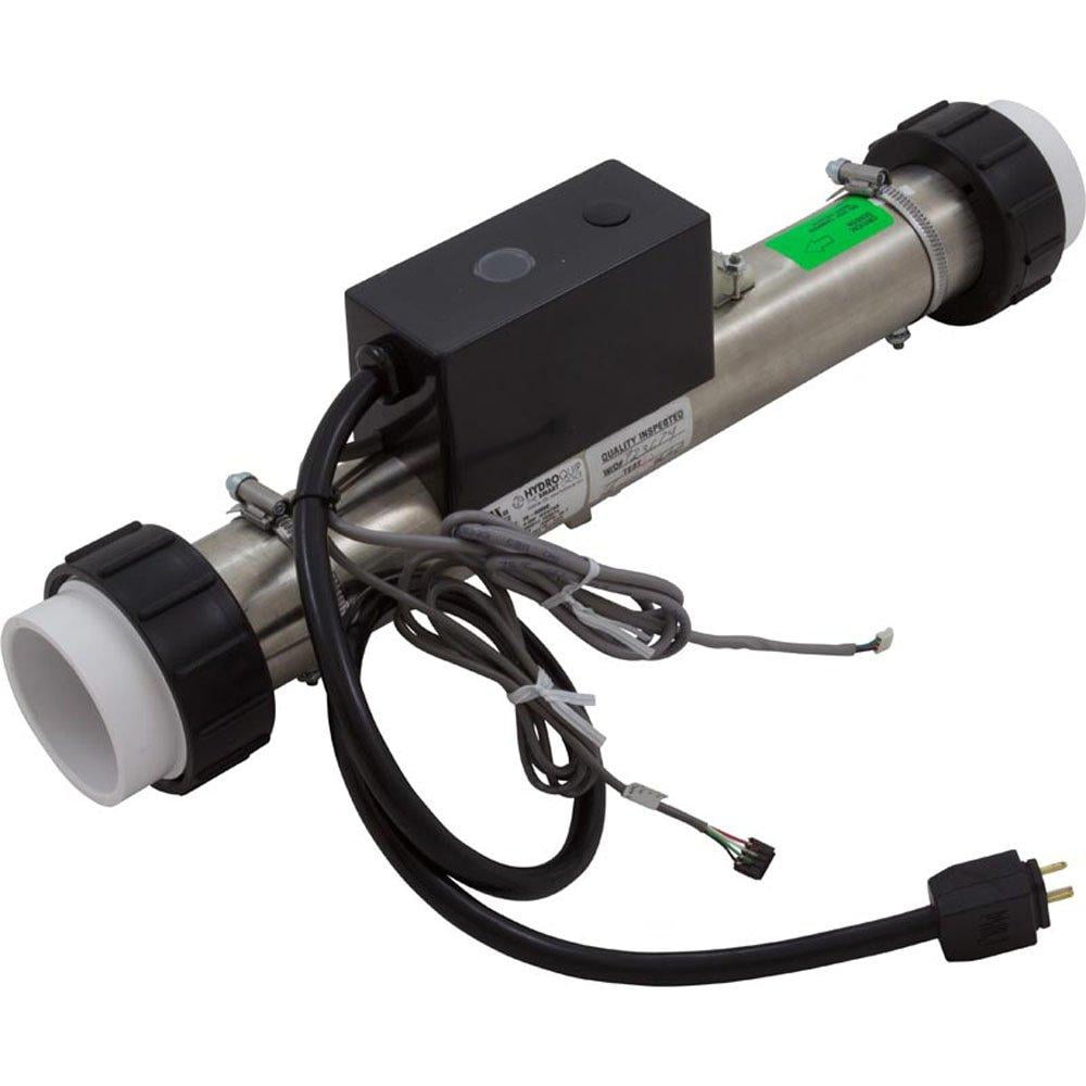 HYDRO-QUIP Heater, FloThru, PS-Y Series, 15"x2", 230v, 4.0kW, 30"Cord ...