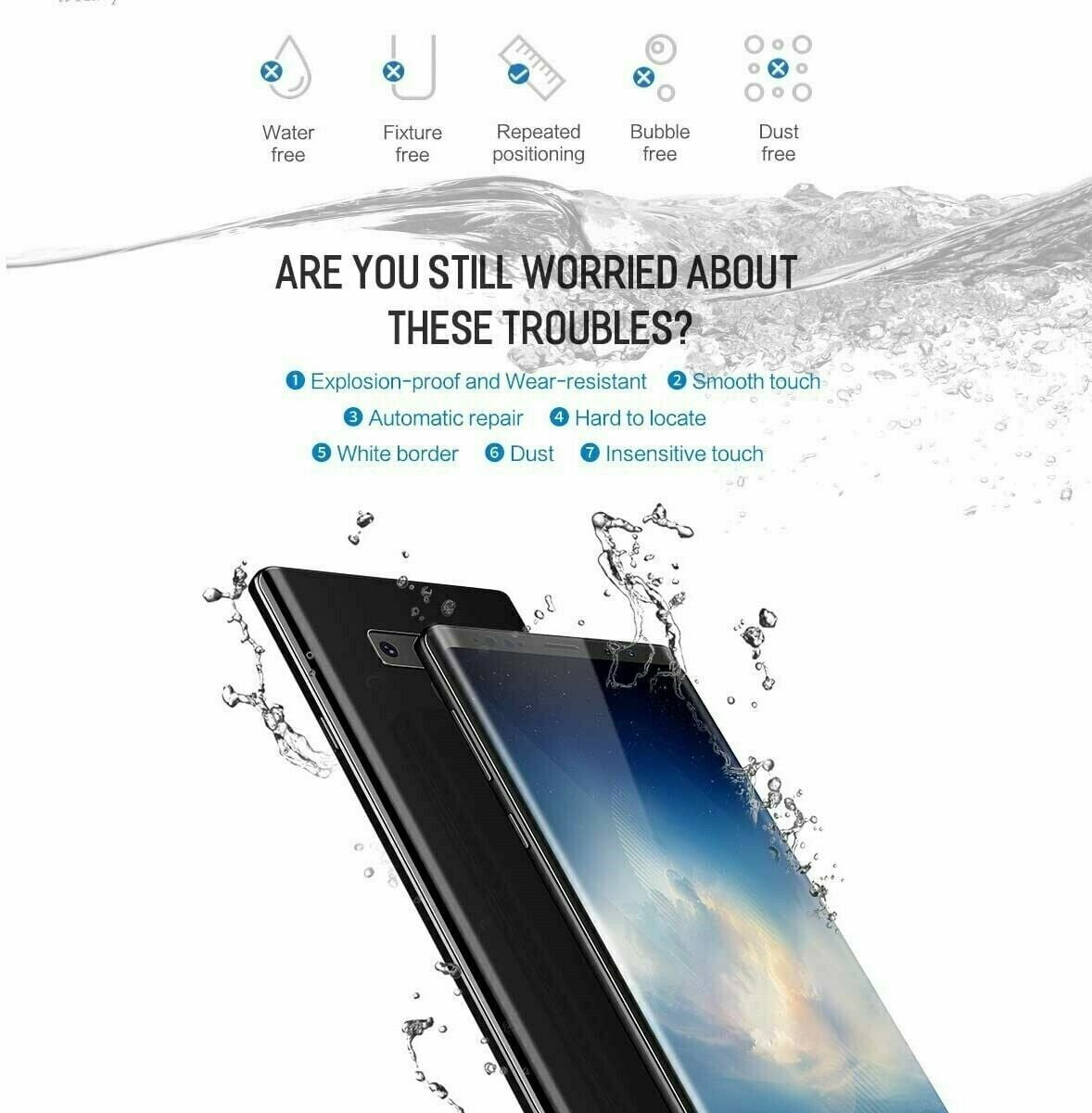 HYDROGEL Screen Protector For Samsung Galaxy S24 S23 S22 Ultra S21 S20 ...