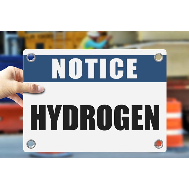HYDROGEN | Warning Notice Caution Danger 3mm PVC Sign - Walmart.com