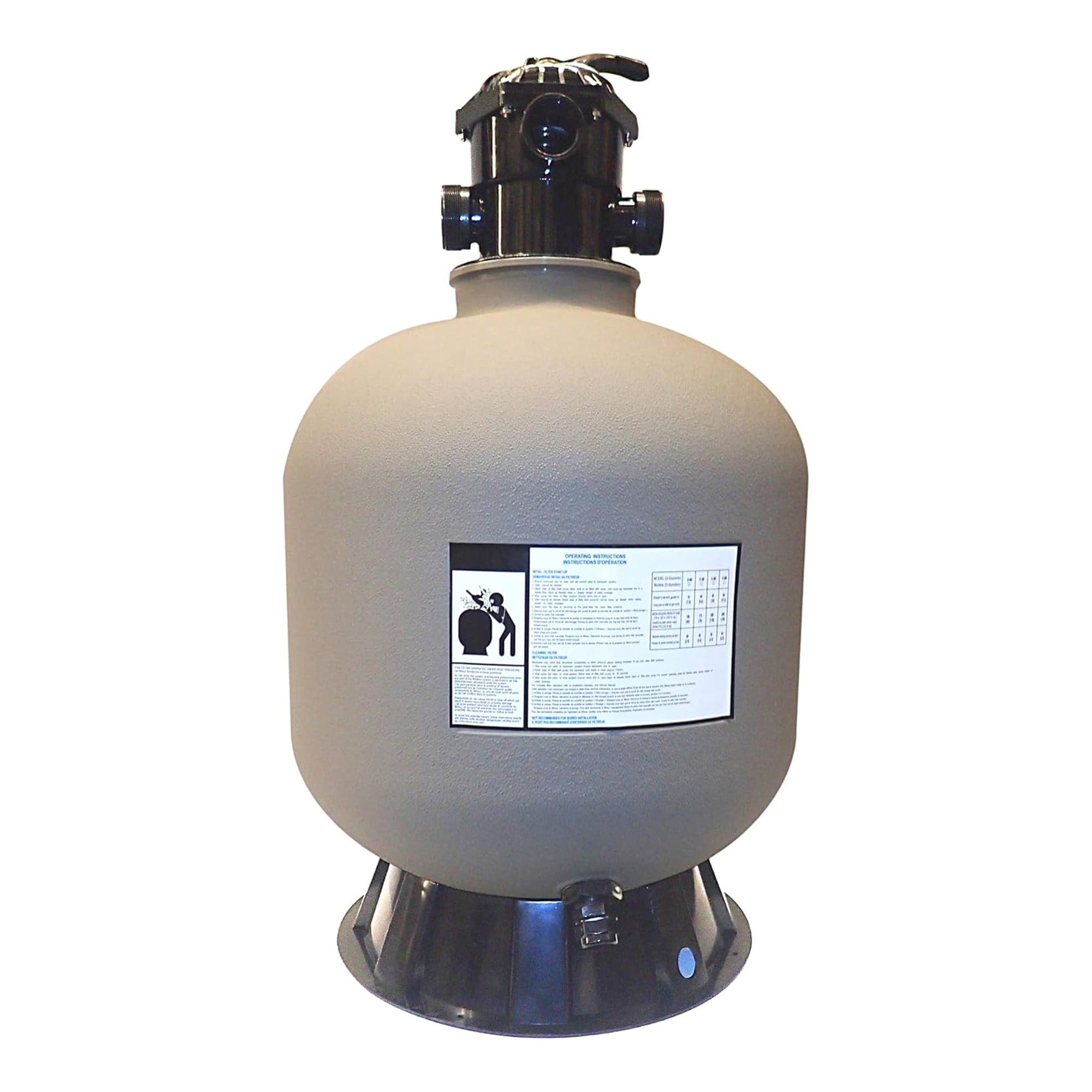 HYDROTOOLS BY SWIMLINE 19 Inch Sand Filter Combo Set With Stand & Multi ...