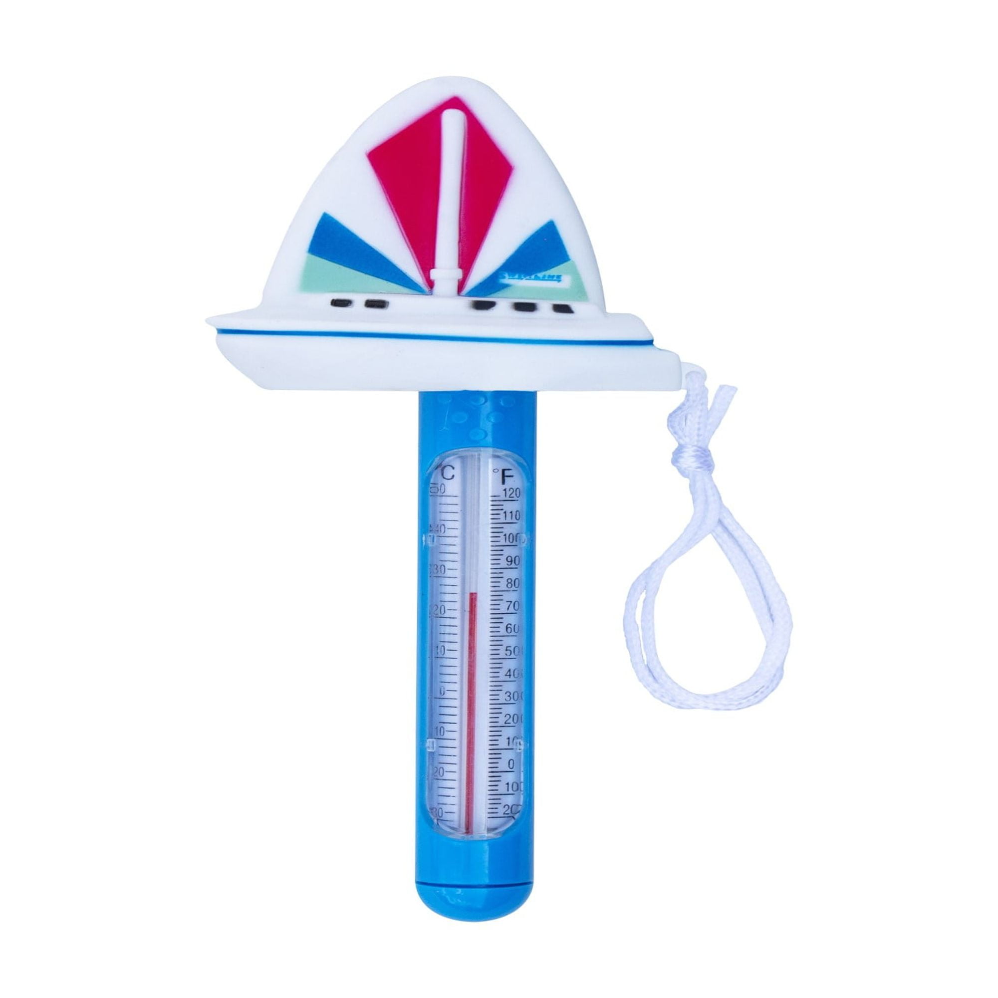 HYDROTOOLS BY SWIMLINE Sail Boat Soft Top Thermometer Large Floating ...