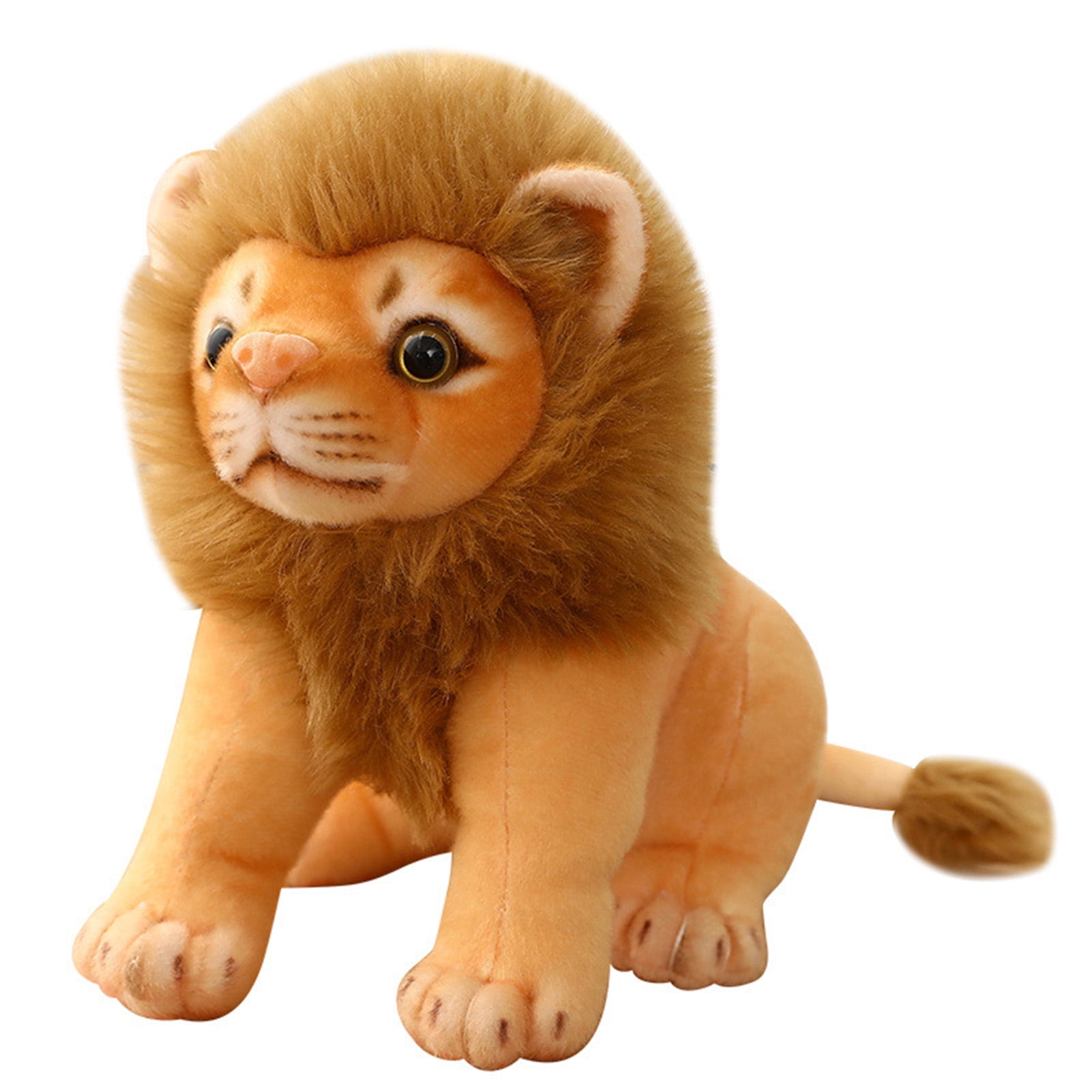 HYDa 23/28cm Lion Plush Toy Fully Filled Lovely Soft Animal Doll Sofa ...