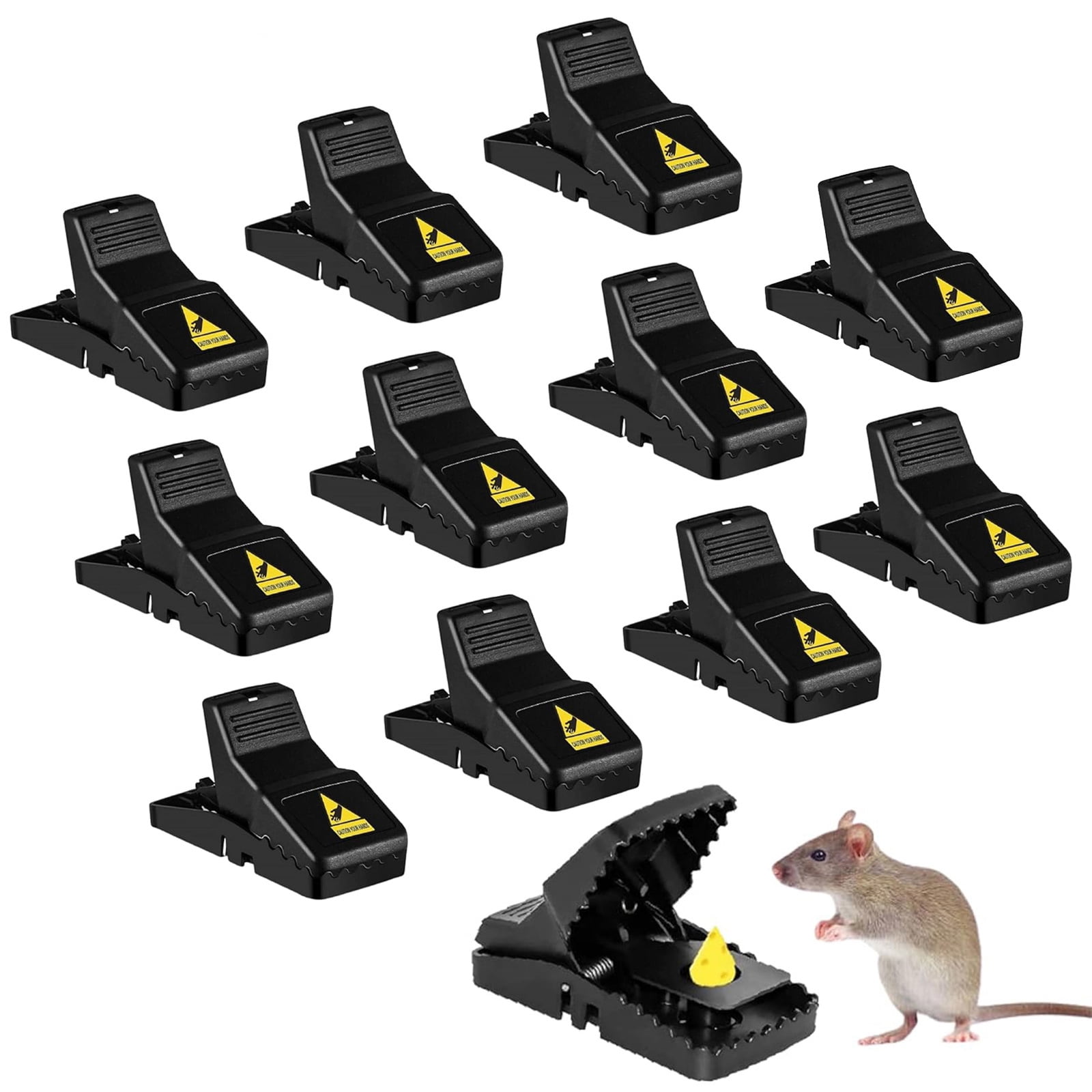 HYEASTR 12 Pack Mouse Traps Indoor for Home,Mice Traps for House ...