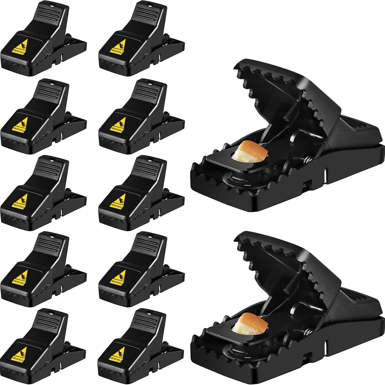 HYEASTR 12 Packs Mouse Traps for House Indoor and Outdoor, Mouse Traps ...