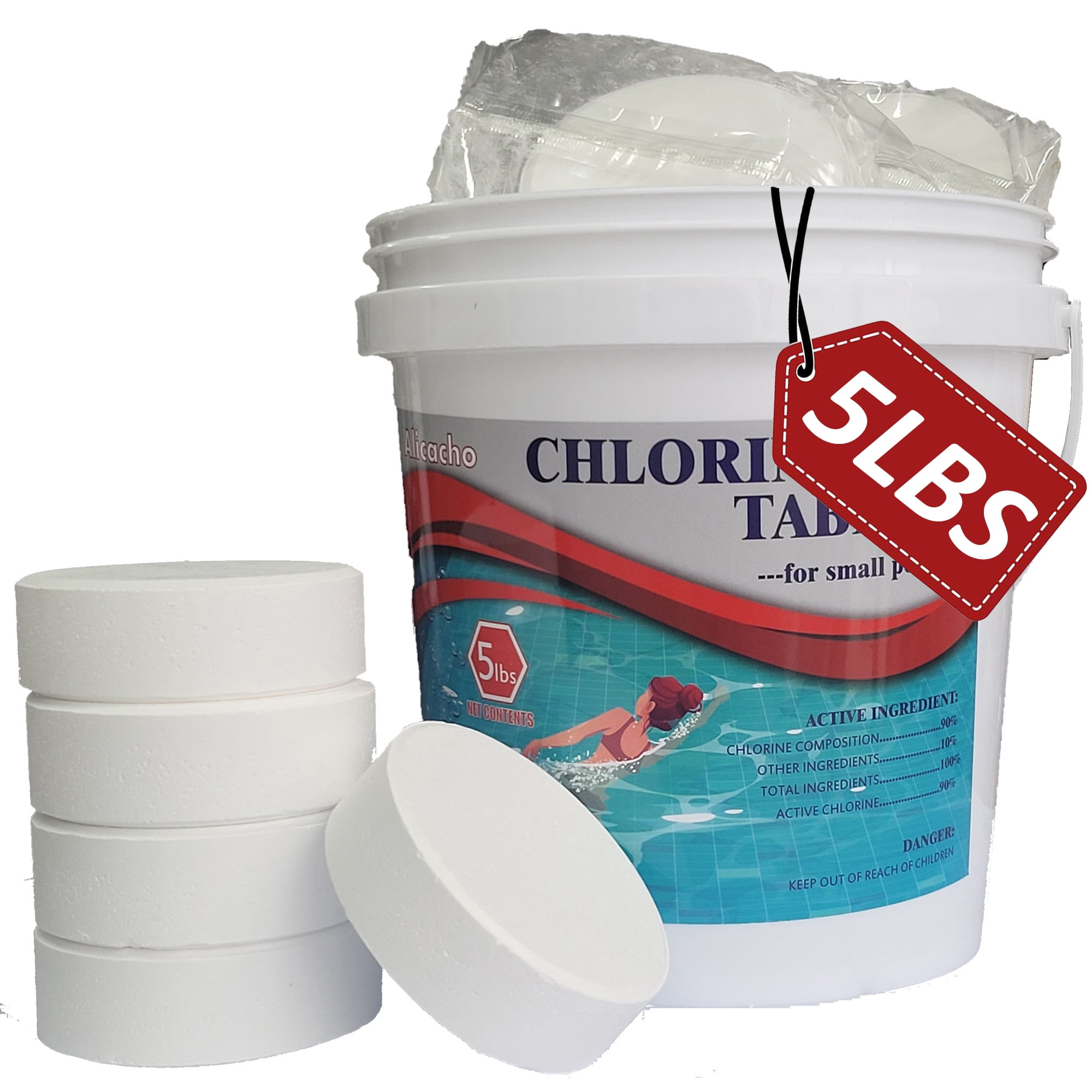 HYEASTR 3" Chlorine Tabs, 3 Inch Chlorinating Tablets 5 lbs for ...