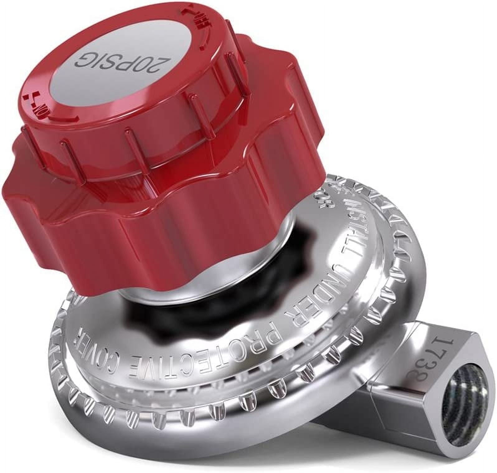 HYFX Adjustable 0 to 20psi Propane Regulator Valve QCC LP LPG Gas Stove ...