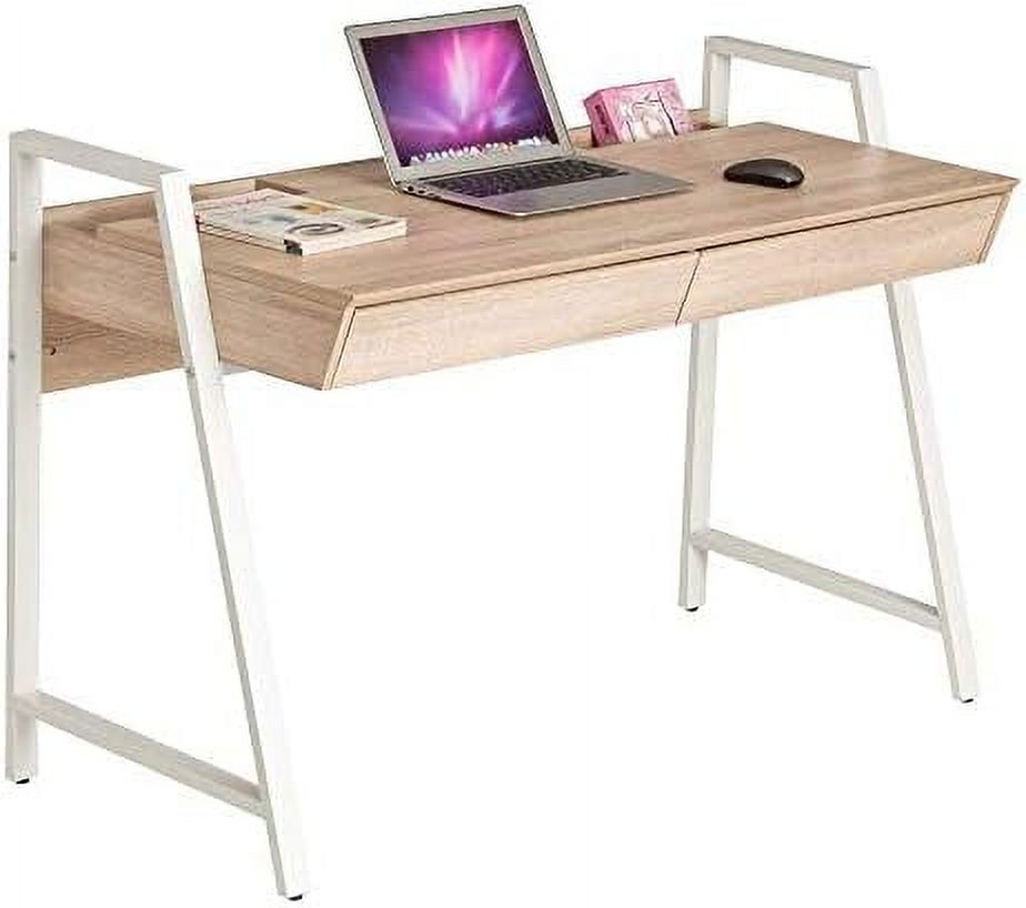 HYHBIBOOM 50\u201D Computer Desk with Drawers Small Modern Wood Home ...