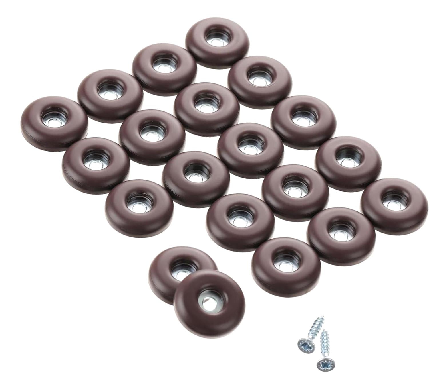 HYKE 1-1/4" Screw-On Furniture Gliders - Chair Leg Sliders for Easy and ...