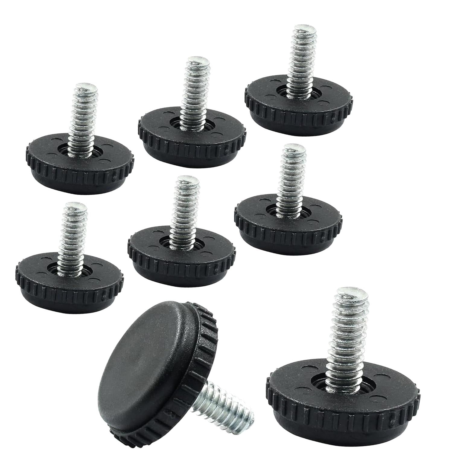 HYKE 1/4"-20 Furniture Leveling Feet 8 Pcs Adjustable Table Levelers ...