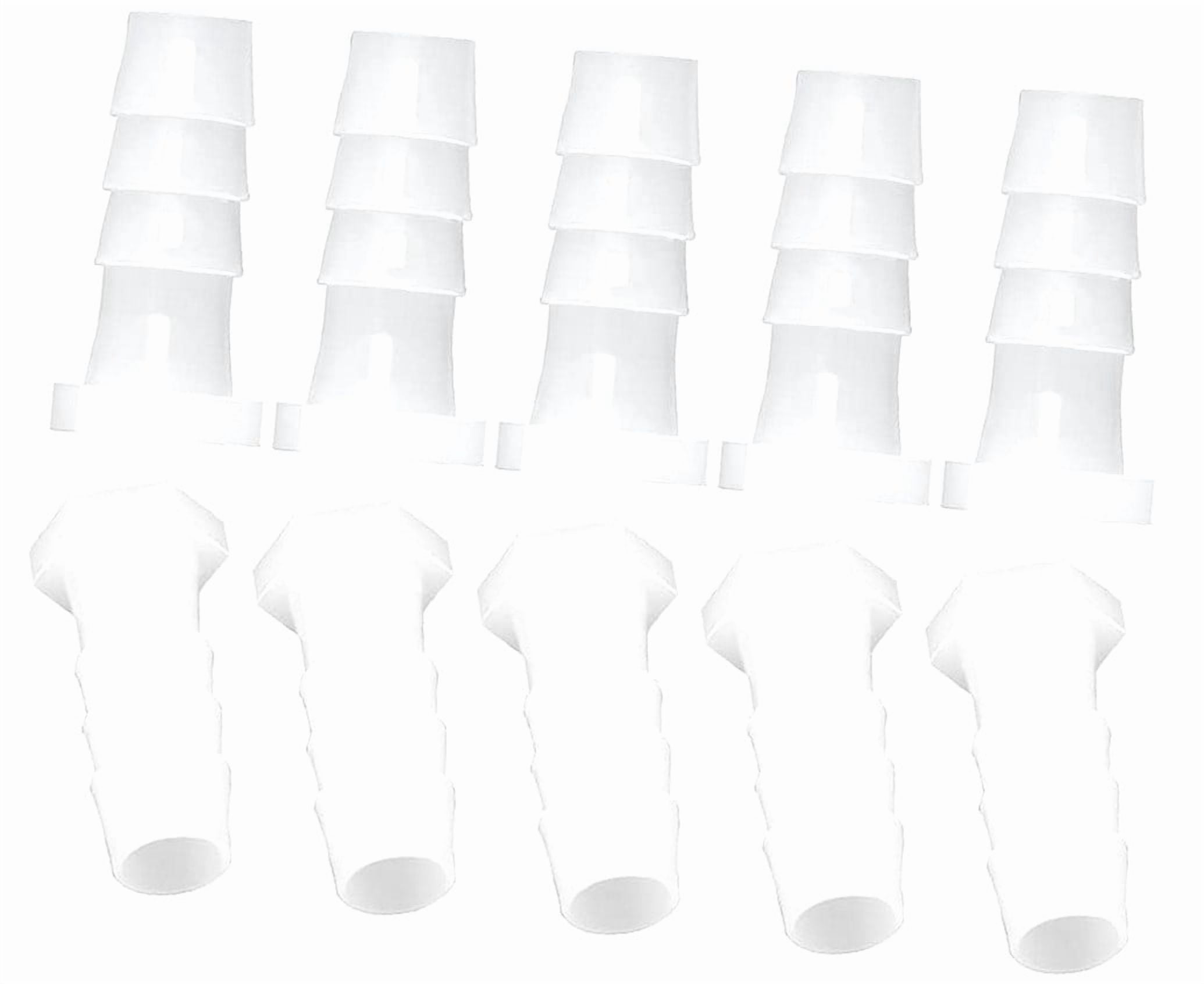 HYKE 1/4" Plastic Pex Barb Plug End Cap Pipe Crimp (Set of 10 ...