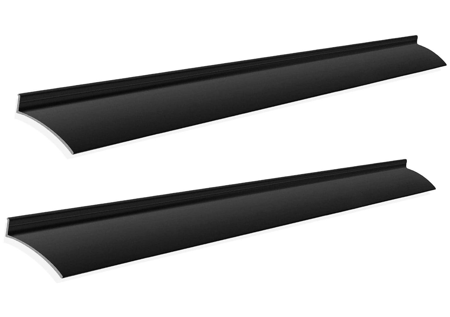 HYKE 1 Piece Door Drip Anodized Aluminum Weather Stripping Total Height ...