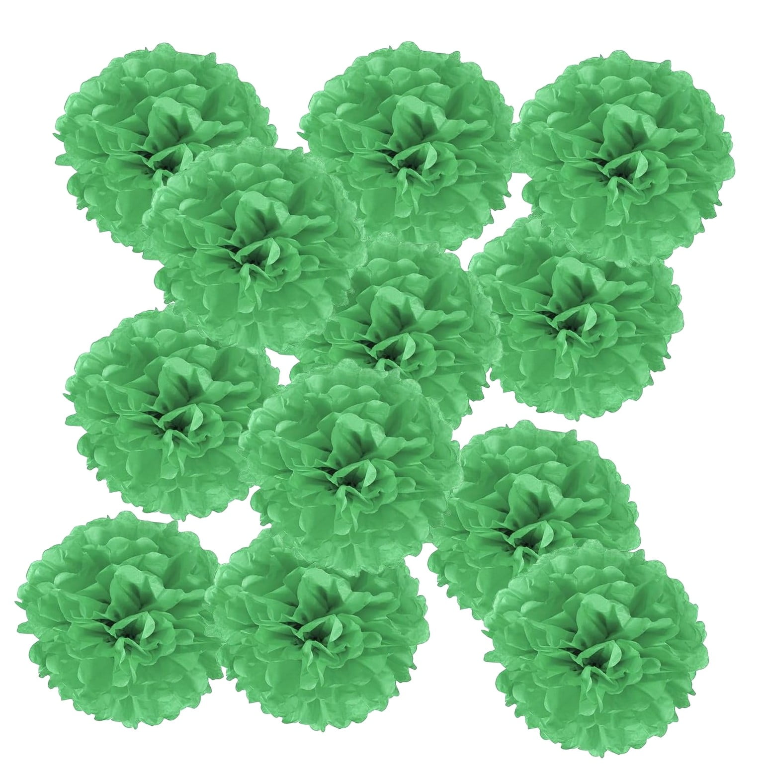 HYKE 10-Inch Tissue Paper Pom Poms, 12 Pieces Pom Poms Paper Tissue for ...