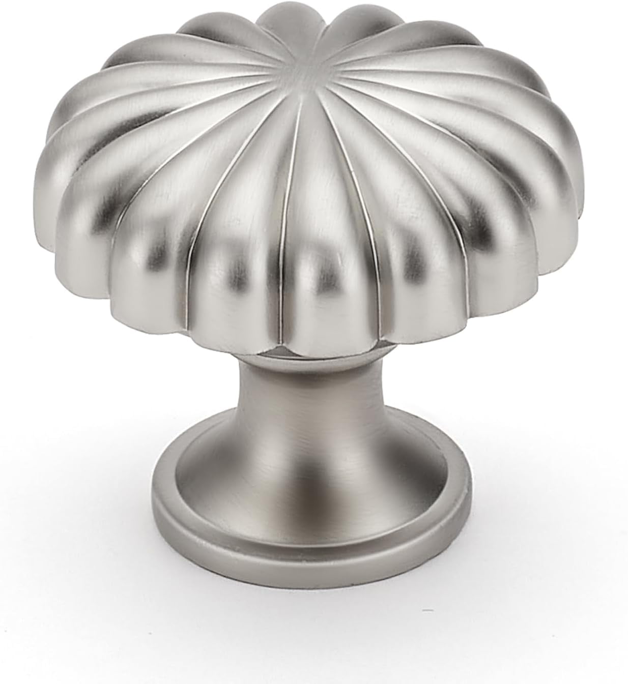 HYKE 10 Pack Silver Cabinet Knobs, Zinc Alloy Brushed Nickel Drawer Knobs Hardware for Kitchen ...