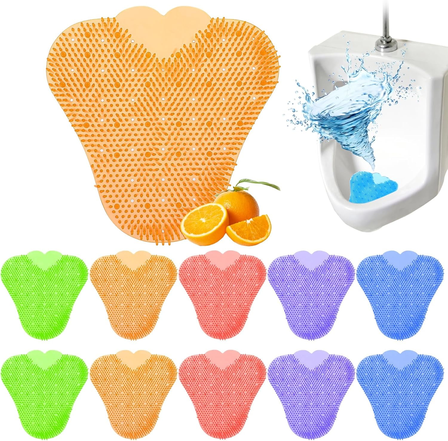 HYKE 10 Pcs Urinal Screen Deodorizer, High-Quality Anti-Odor Urinal ...