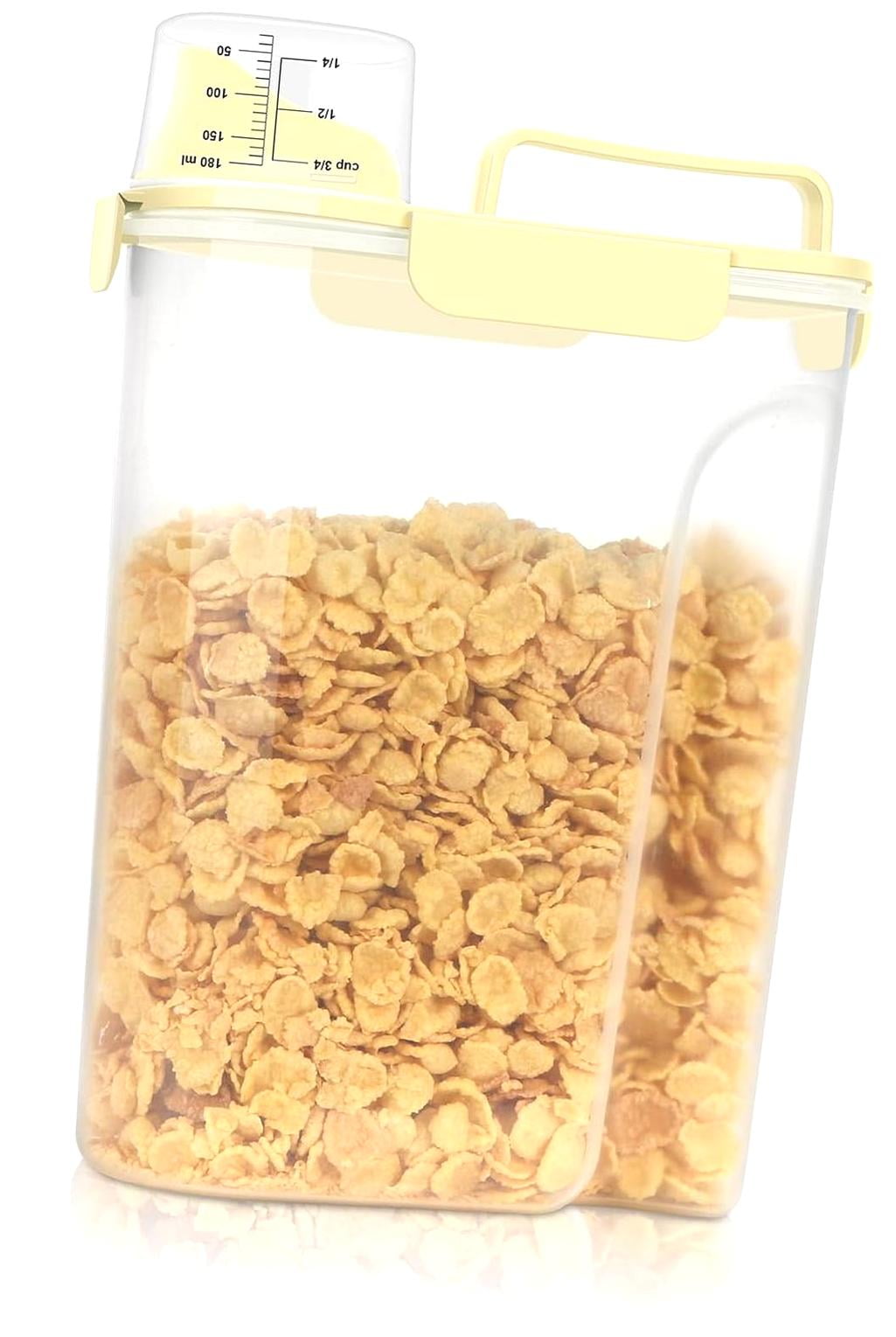 HYKE 10-Pound Container, Cereal Storage Bin, 6-Quart Airtight Dry Food ...