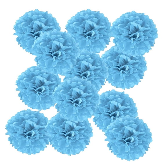HYKE 10-inch Tissue Paper Pom Poms, 12PCS Pom Poms Paper Tissue for ...