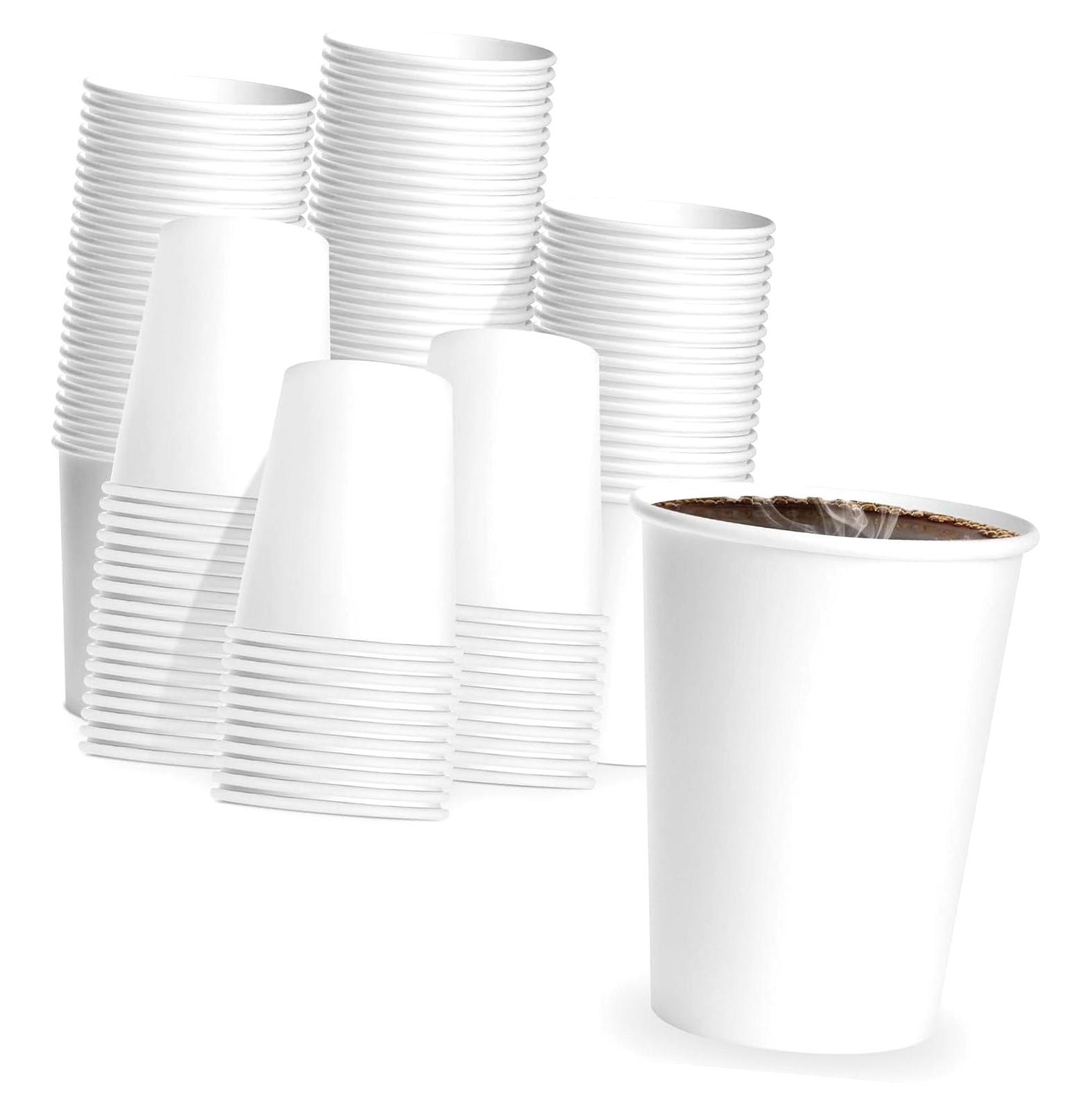 HYKE [100 Count - 2 oz] Small Paper Cups, Mini Bathroom Cups for ...