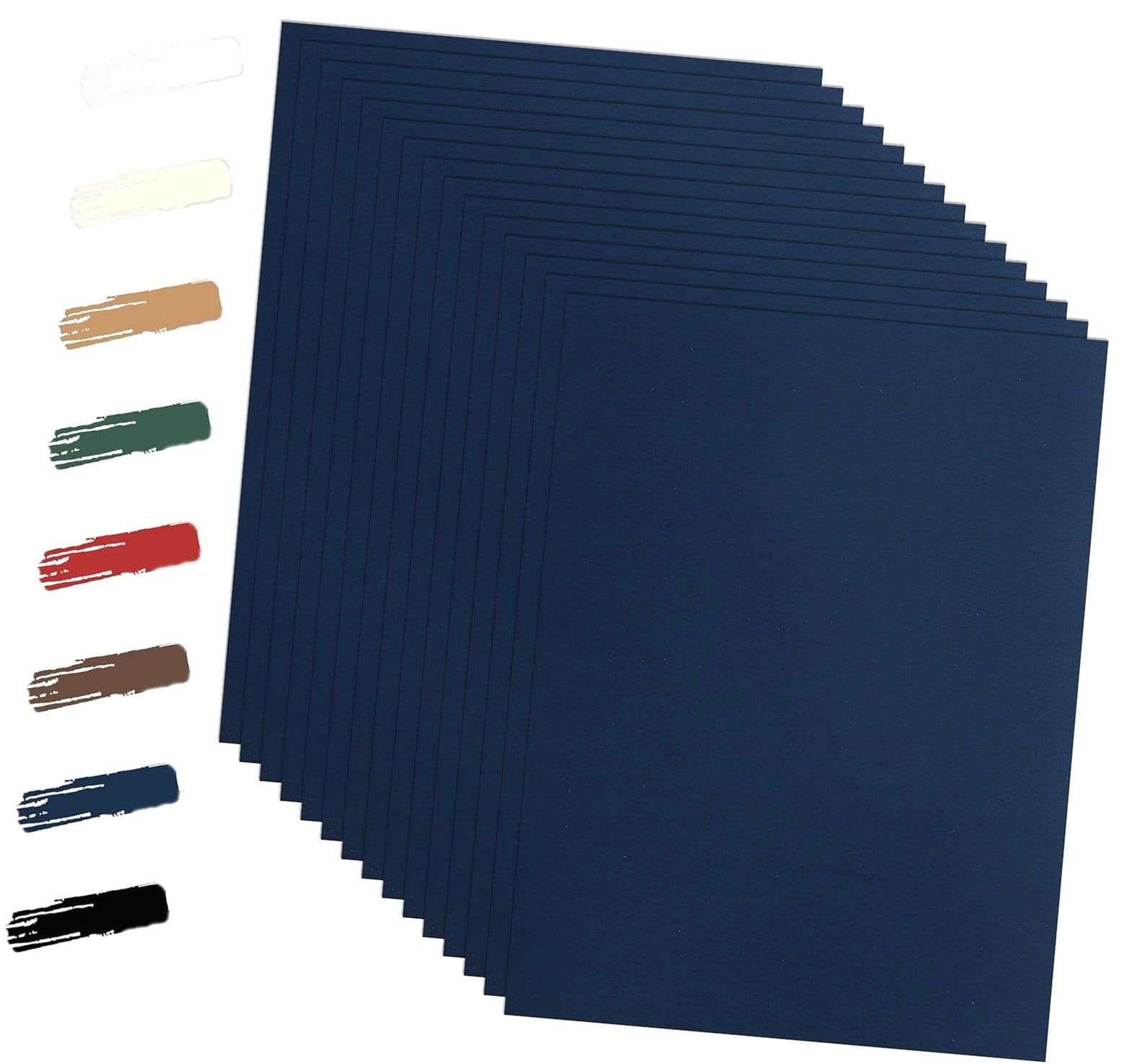 HYKE 100 Navy Blue Cardstock 8.5x11 Certificate Paper, 92lb Craft Paper ...