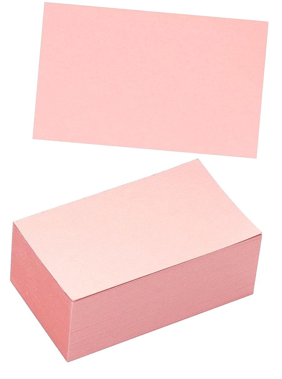 HYKE 100 Pack Thick Paper Cardstock Blank Heavy Stock for Invitations ...
