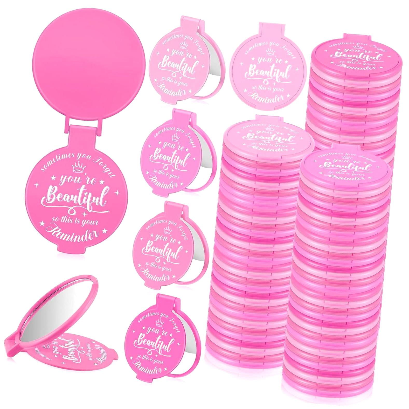 HYKE 100 Pcs 2.76 Inch Inspirational Compact Mirror Bulk Purse Small ...