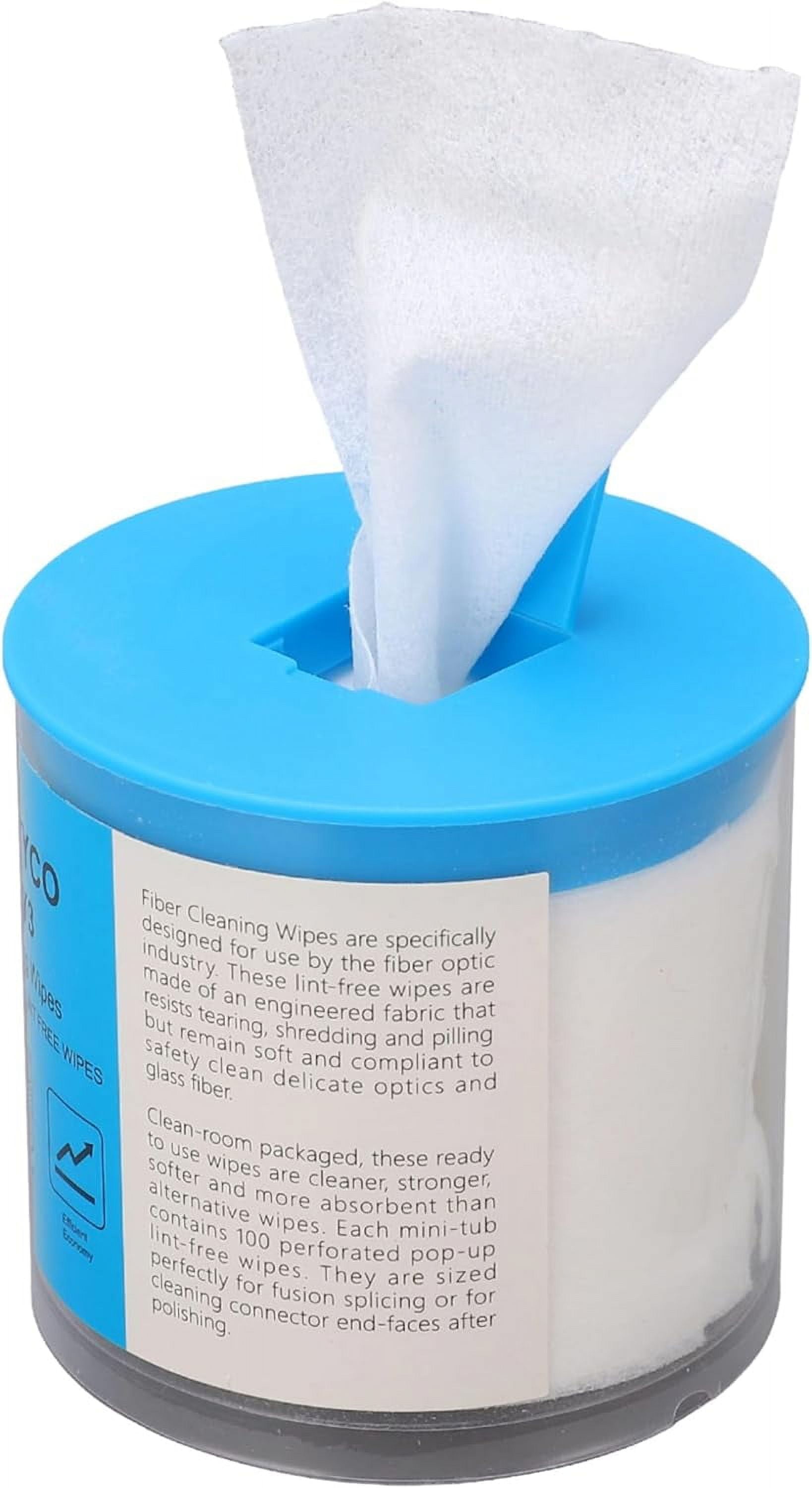 HYKE 100 Pcs Optical ber Wipes,Clean Wipes for ber Optics,Dust and lint ...