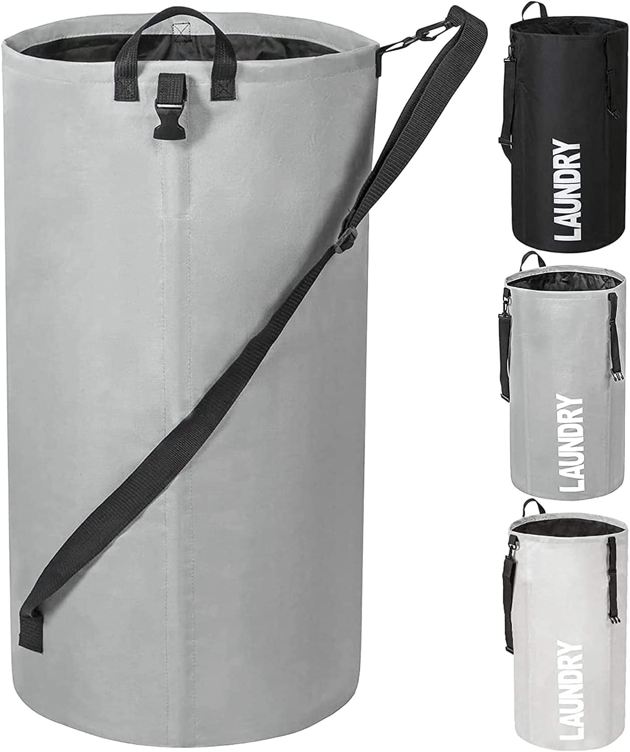 HYKE 106L Extra Large Laundry Hamper with Drawstring Dorm Room Backpack ...