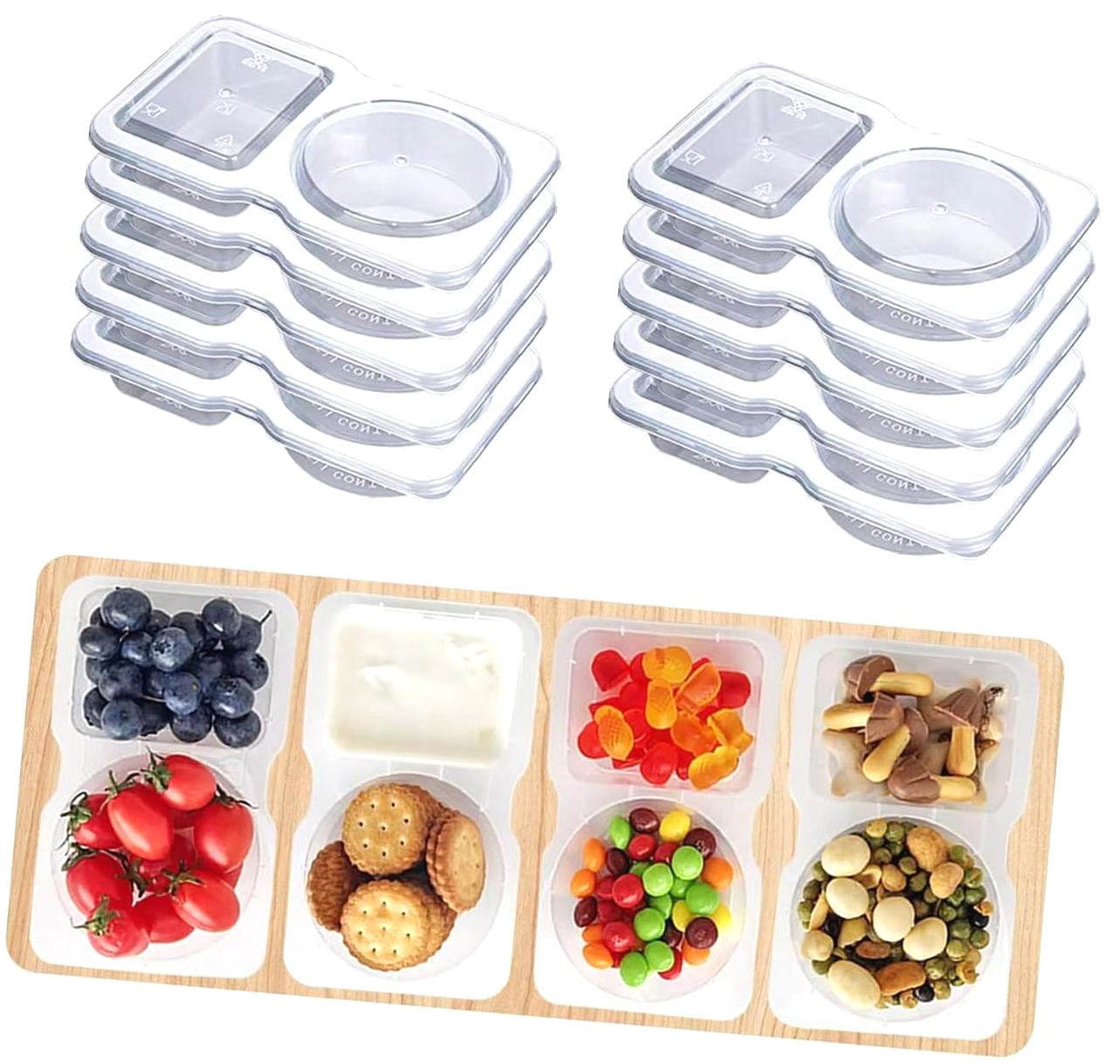HYKE 10Set Snack Containers, Snack Containers with Lids,Snack Pack ...