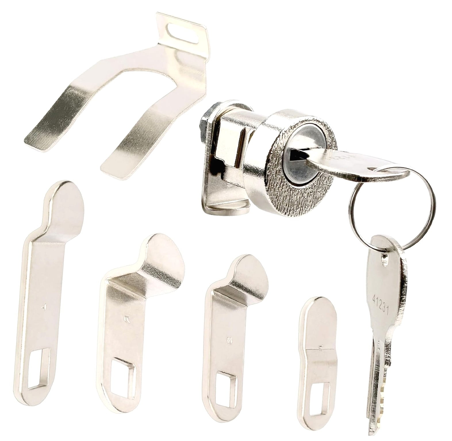 HYKE -1172C Mailbox Lock and Key Set, with CompX USPS Mailbox Lock for ...