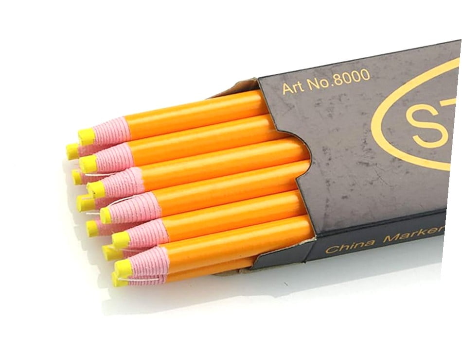 HYKE 12 Pieces Sewing Pencil Tailor' Marking and Tracing Free Crayons ...