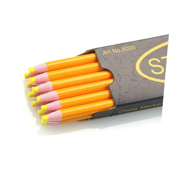 HYKE 12 Pieces Sewing Pencil Tailor' Marking and Tracing Free Crayons ...