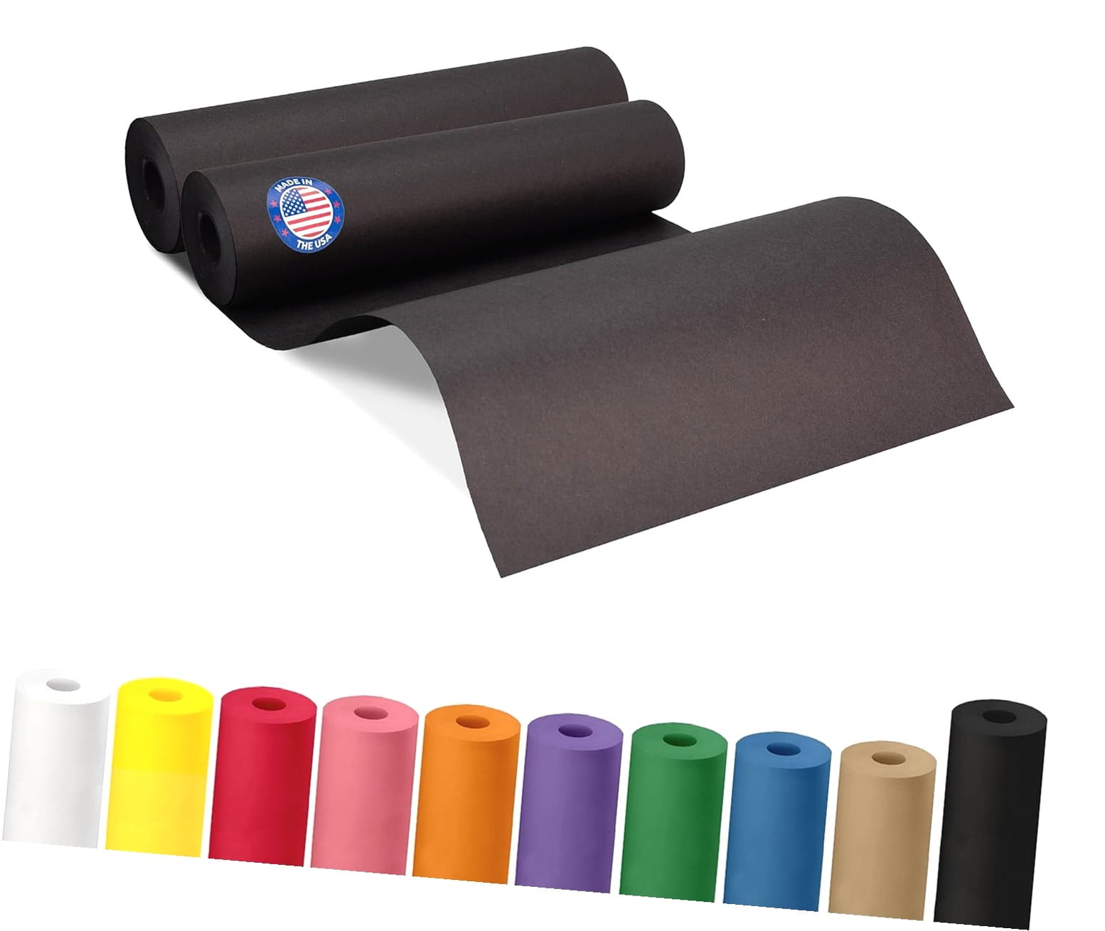 HYKE 12-inch 1200-inch (100 feet) Paper Roll, 2-Pack Craft Paper for ...