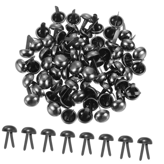 HYKE 120 Pcs Brads Paper Fasteners, 10 16 mm Metal Round Split, Prong ...