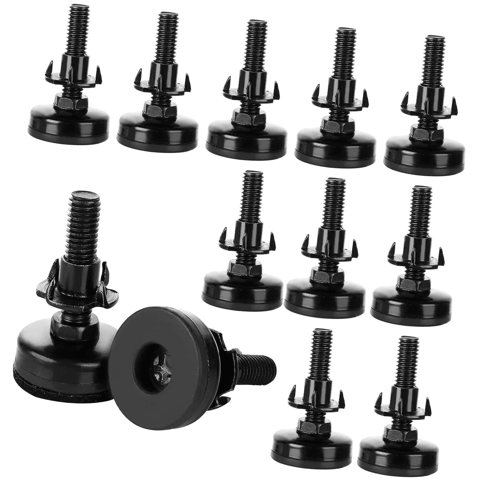 HYKE 12Pack Adjustable Furniture Leveling Feet, Furniture Leg Levelers ...