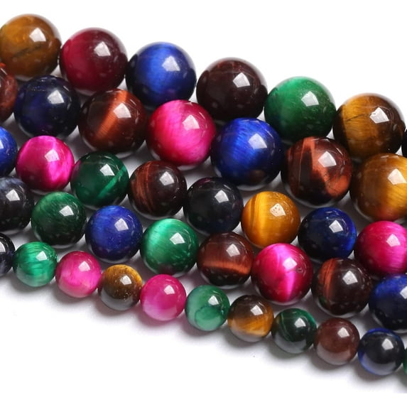 HYKE 12mm 32PCS Stone Beads Spacer Loose Beads for Jewelry Making ...