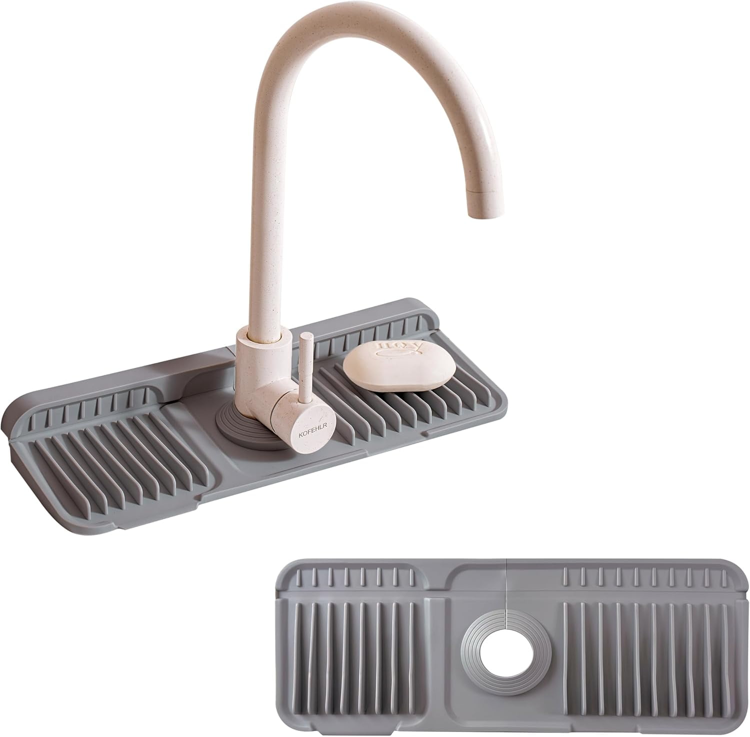 HYKE 14.57" Silicone Sink Splash Guard - Essential en Sink Accessory ...