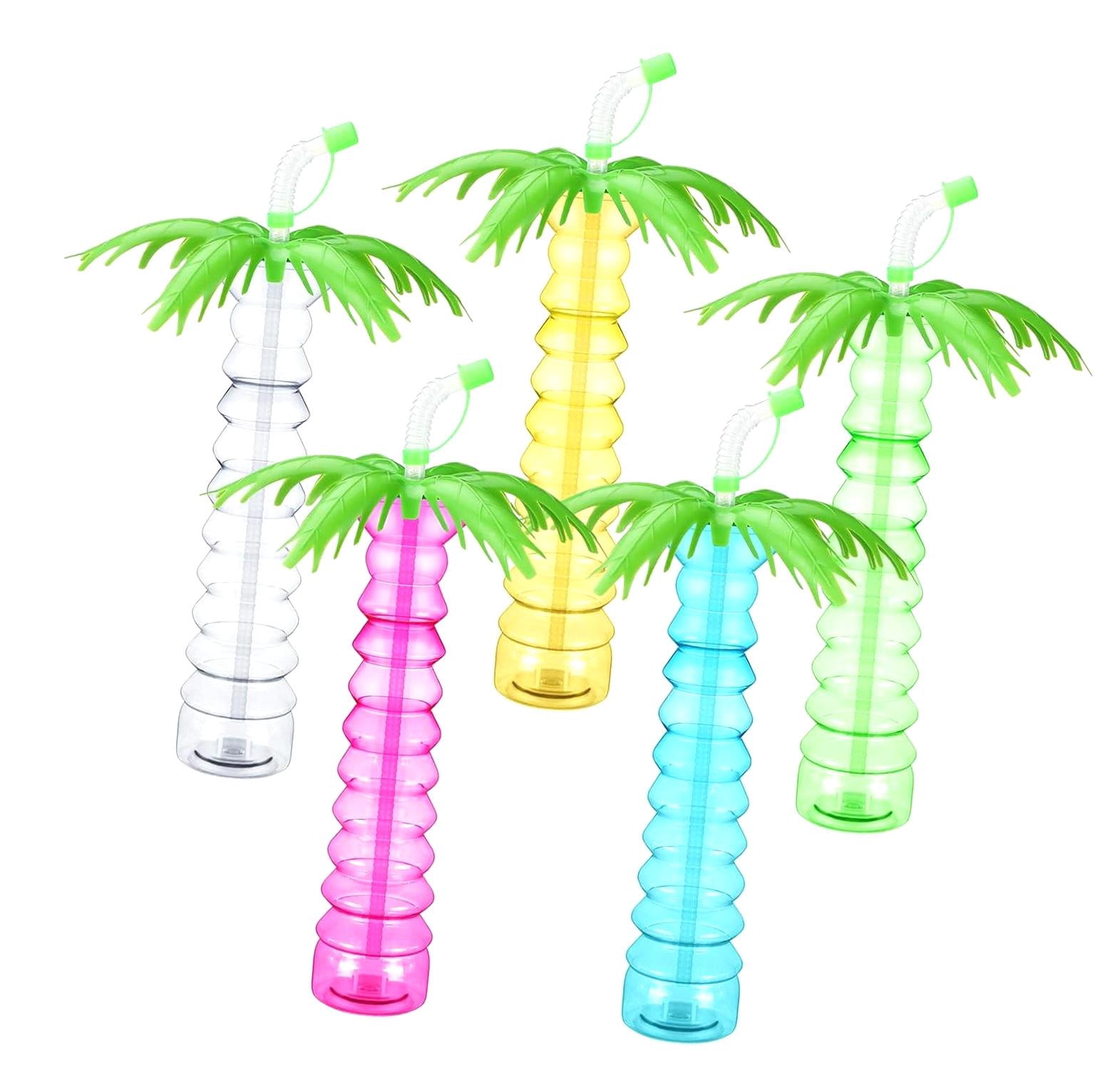 HYKE 15 Pcs 17 oz Dumbbell Shaped Cups Straw Water Bottle with Straws ...