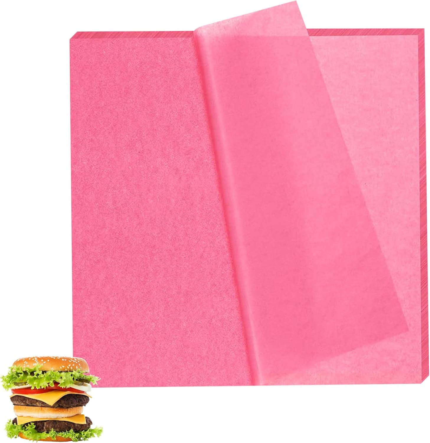 HYKE 150 Sheets 8.6 x 9.8 in Deli Paper Sheets Sandwich Paper Dry Wax ...