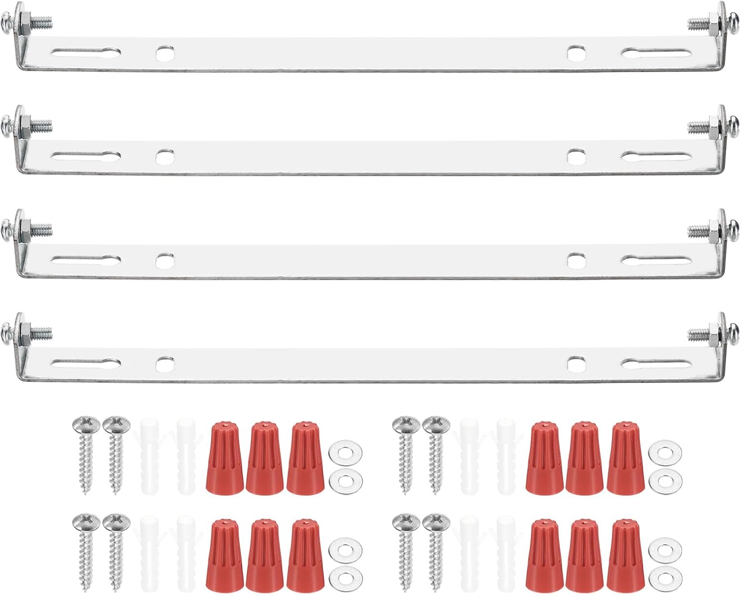 HYKE 160mm (6.3") versal Light xture Mounting Bracket Kit, 4 Set Light ...