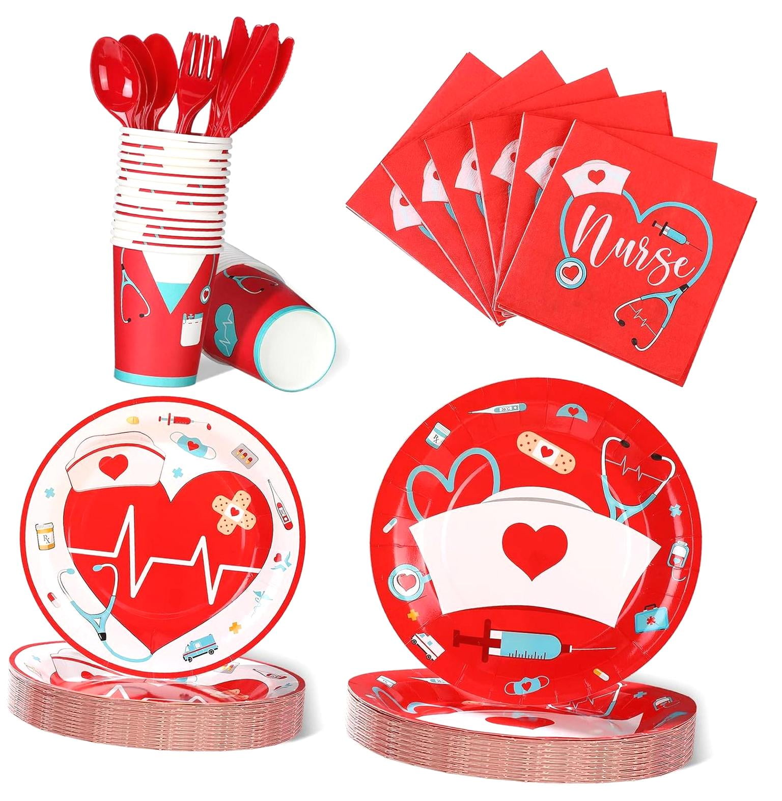 HYKE 168 Pcs Nurse Graduation Party Decorations, Doctor Medical ...