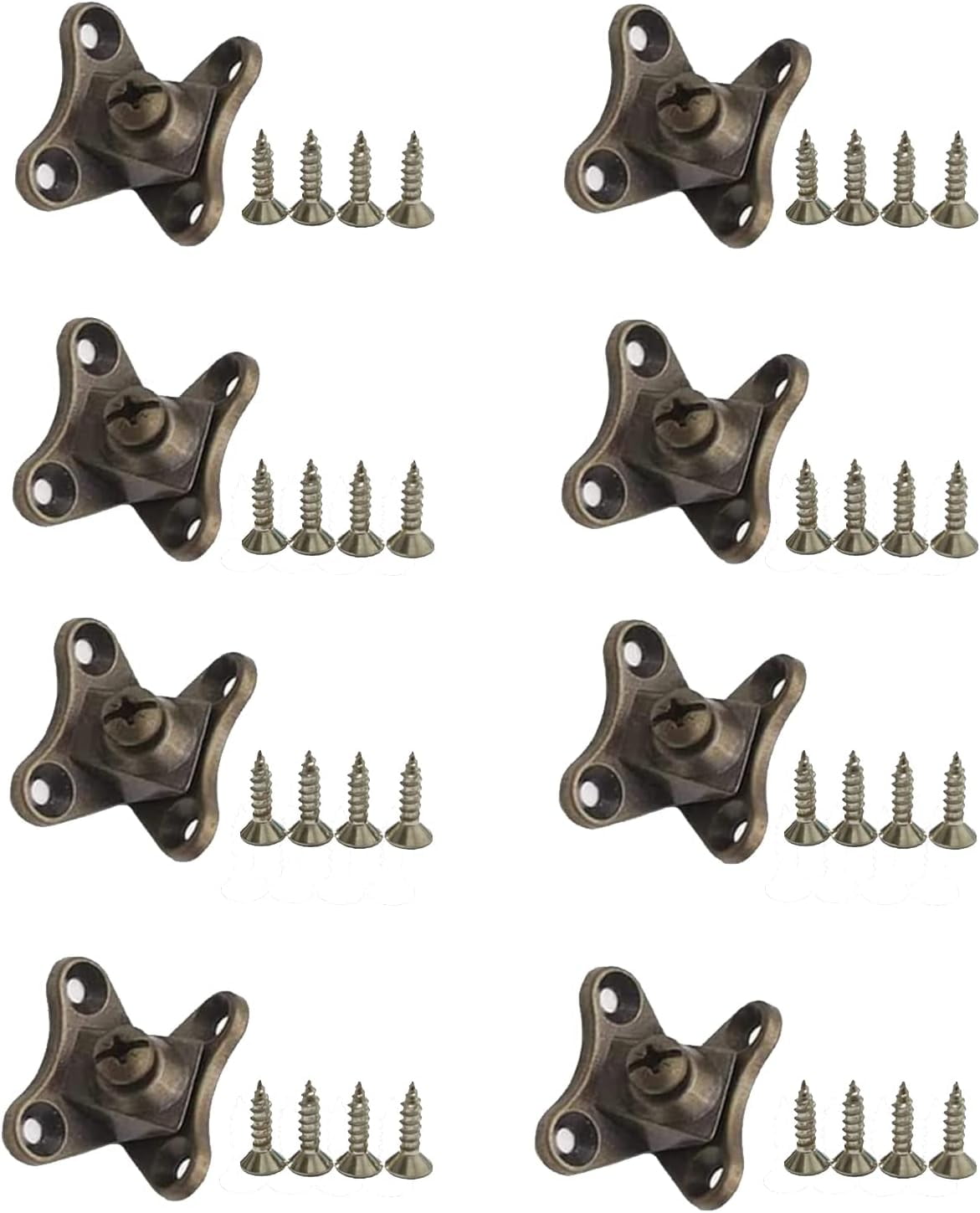 HYKE 16pcs Removable Corner Brace Butterfly Shape Support Connector ...