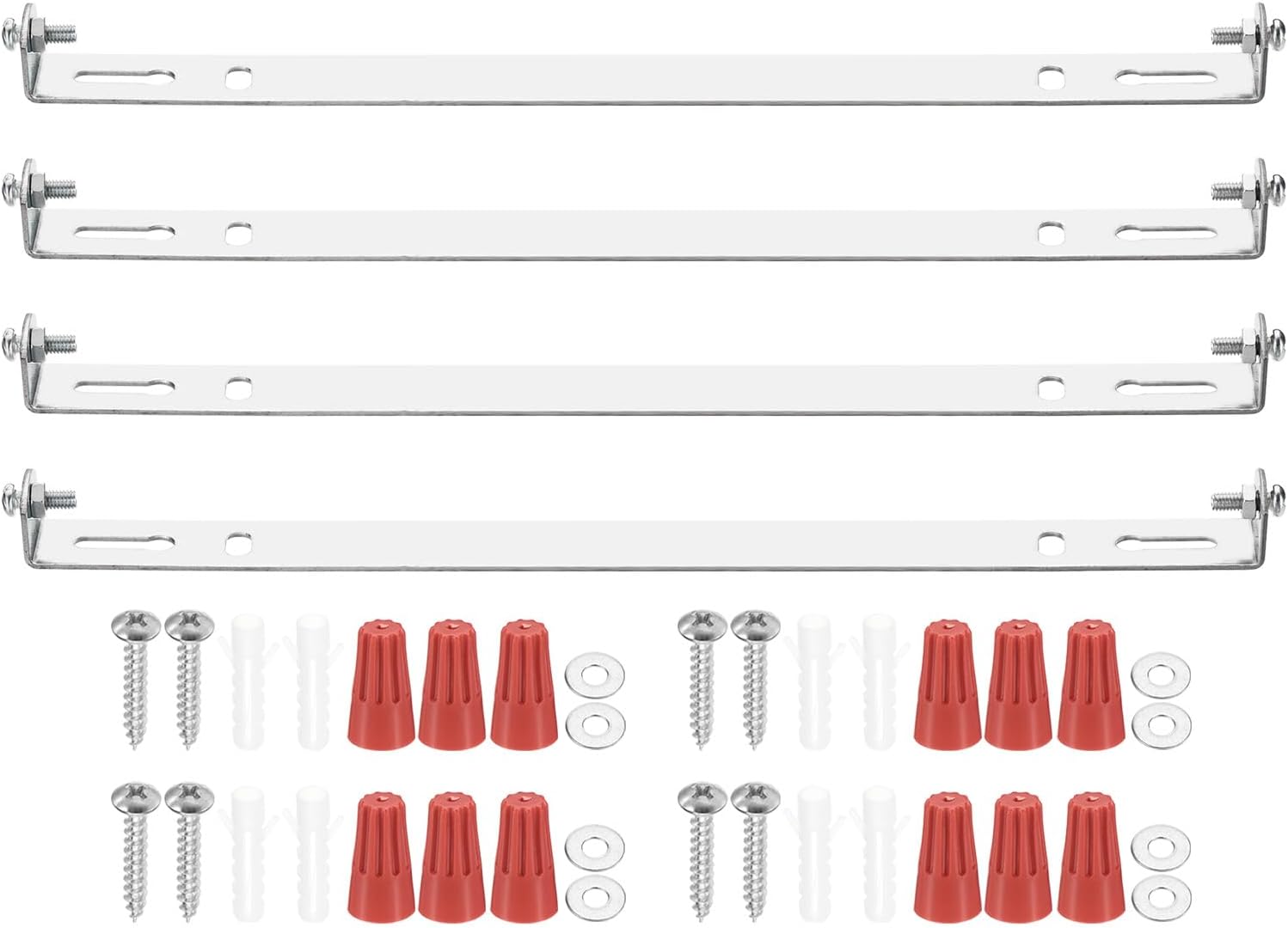 HYKE 185mm (7.28") versal Light xture Mounting Bracket Kit, 4 Set Light ...