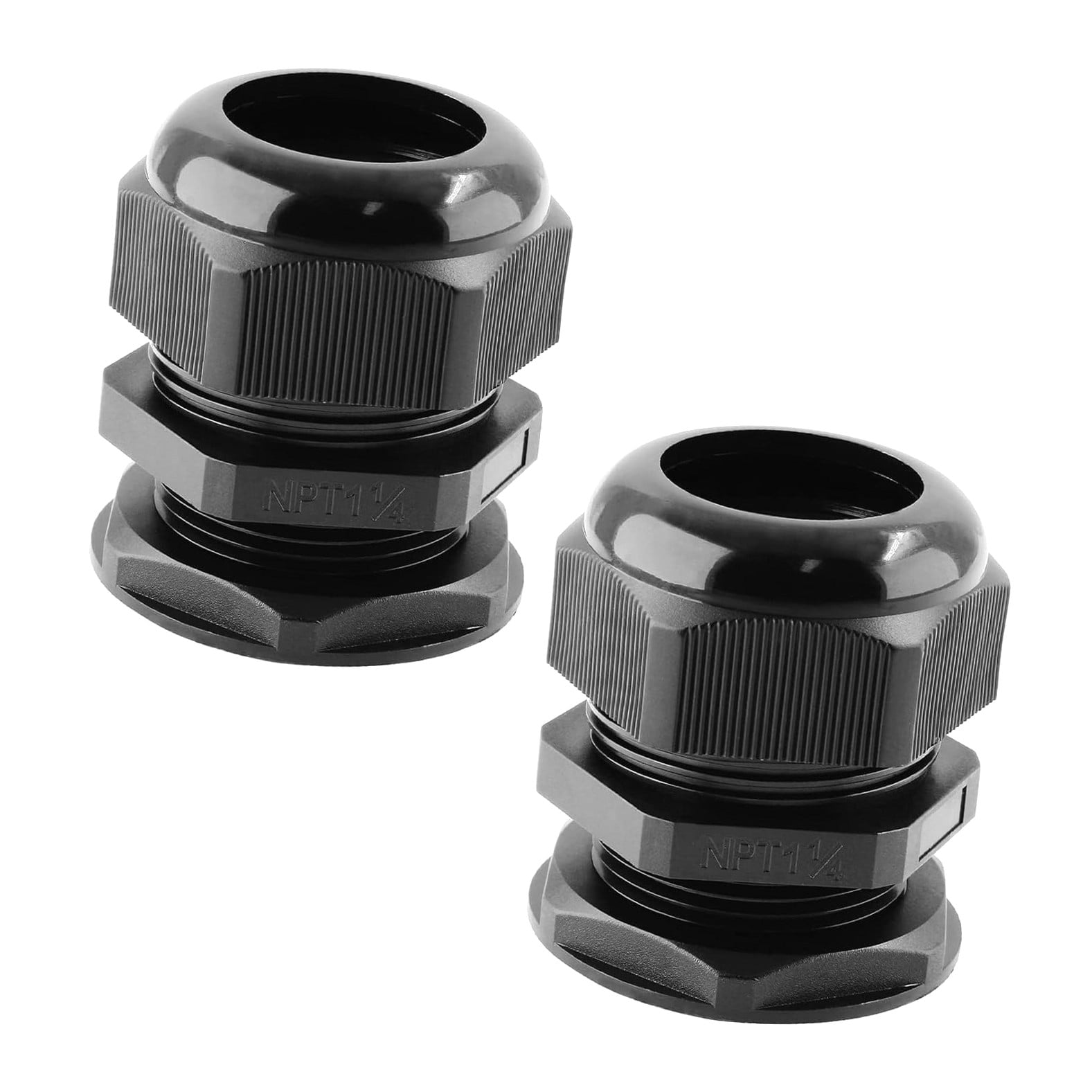 HYKE 2 Pack 1-1/4" NPT Cable Glands Connectors, 24-32mm Cable IP68 ...