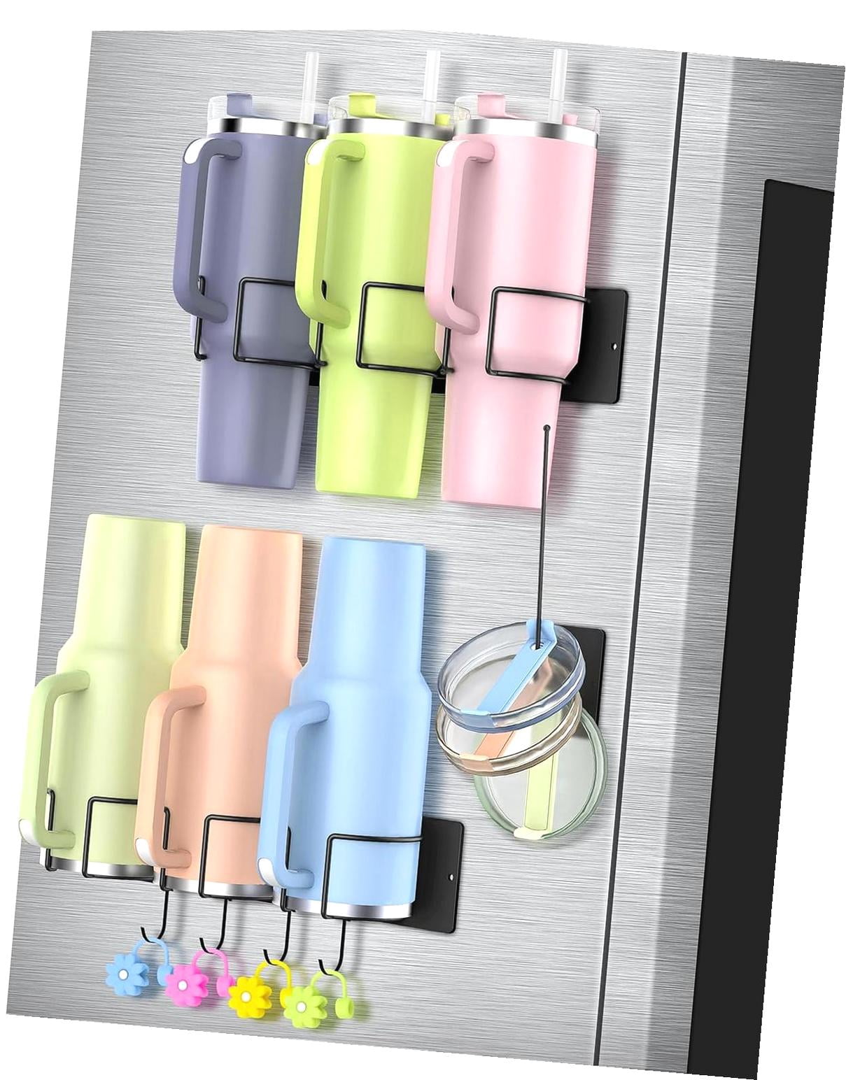 HYKE 2-Piece Magnetic Cup Holder Set for , Includes Handle for 40 oz ...