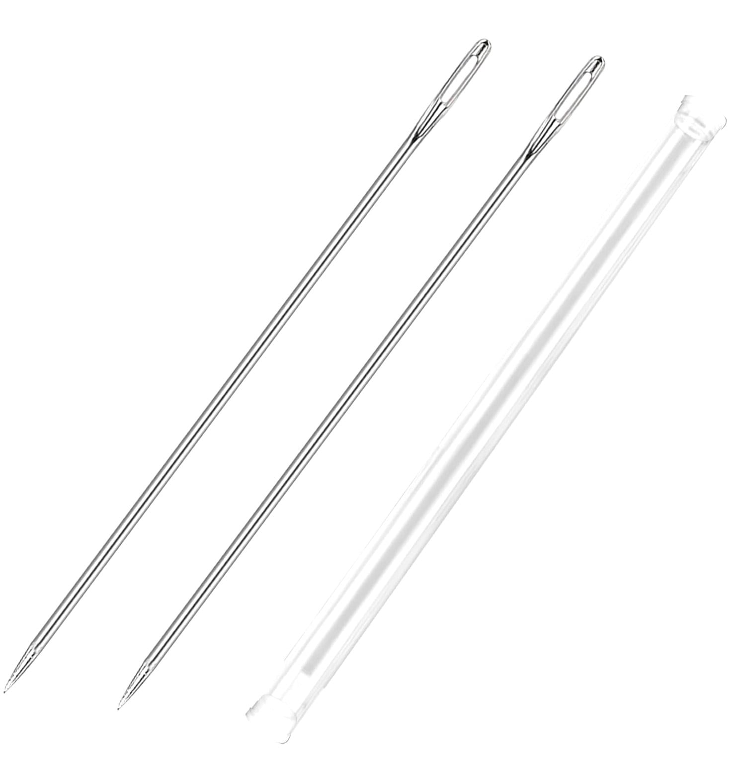 HYKE 2 Pieces 8 Inch Upholstery Needles Extra Long Sewing Needles Large ...