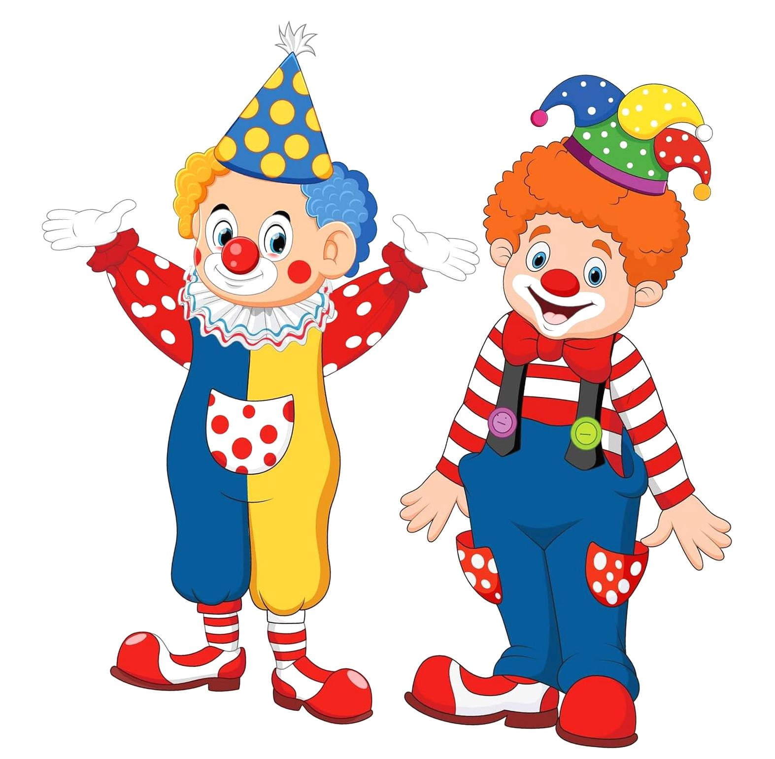 HYKE 2 Pieces Circus Carnival Party Decor, 13 x 39 Inch Large Amusing Circus Clown Carnival Yard ...