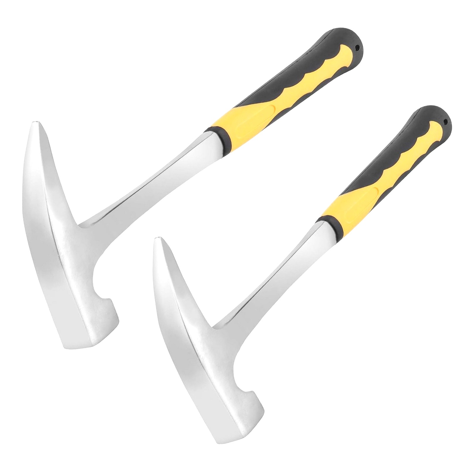 HYKE 2 Units 32 Ounce 11.9 Inch Pick Hammer, Carbon Steel Brick Hammer ...